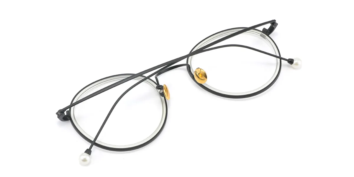 Black Oval Gorgeous Eyeglasses | WhereLight