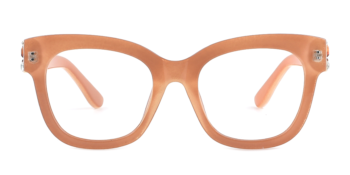 Other Rectangle Unique Rhinestone Custom Engraving Eyeglasses | WhereLight