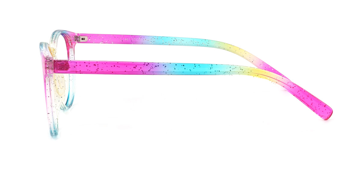 Wherelight Multicolor Oval Glasses Small Plastic Round Eyewear