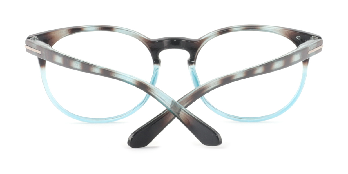 Blue Oval Classic Full-rim Plastic Medium Glasses for unisex from ...