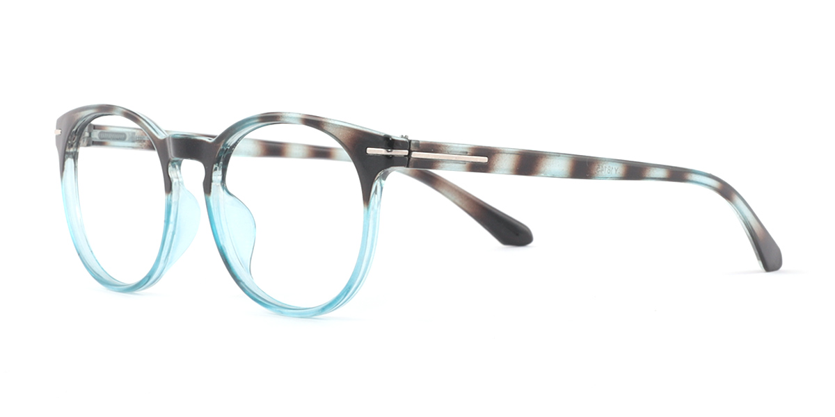 Blue Oval Classic Full-rim Plastic Medium Glasses for unisex from ...