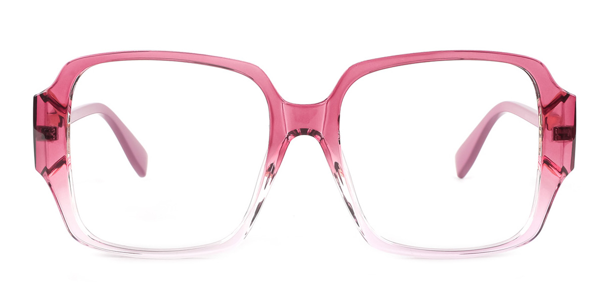 Red Rectangle Gorgeous Eyeglasses | WhereLight
