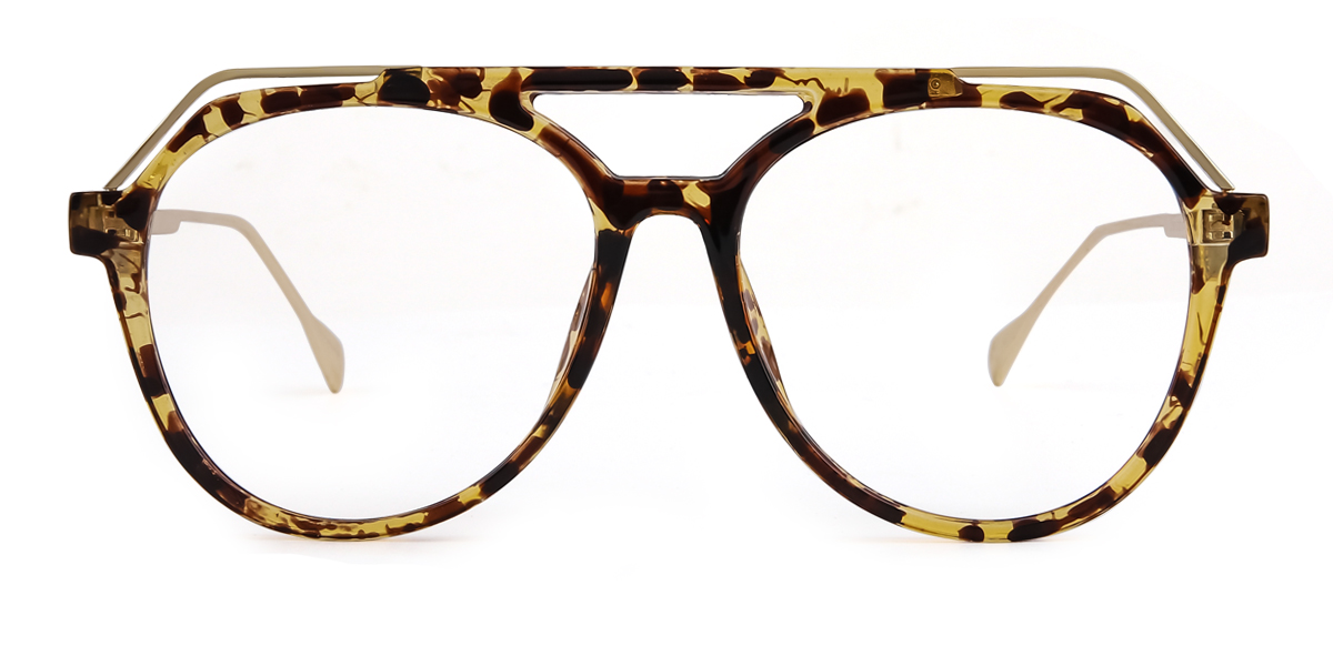Tortoiseshell Aviator Unique Eyeglasses | WhereLight