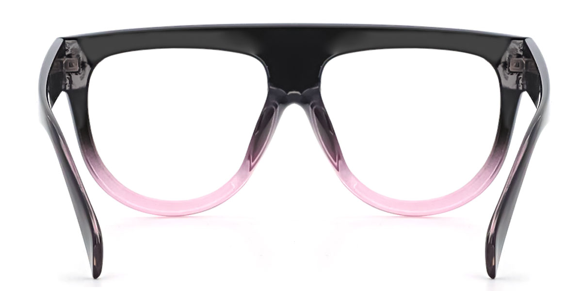 Black Aviator Gorgeous Unique Full-rim Plastic Large Glasses for female ...