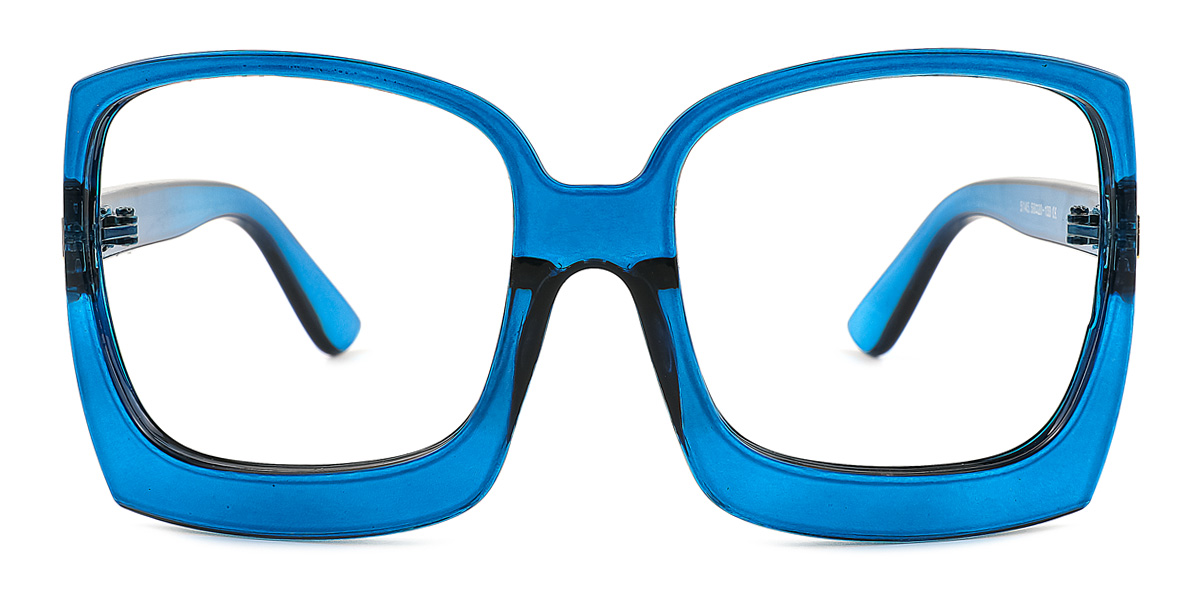 Blue Rectangle Gorgeous Eyeglasses | WhereLight