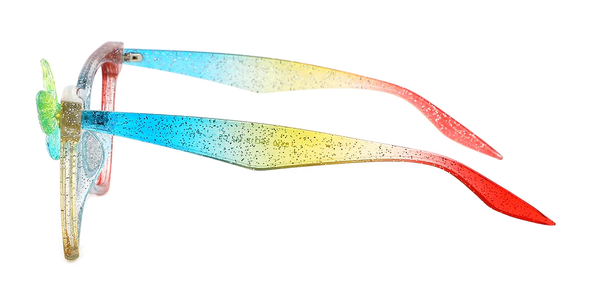 Multicolor Butterfly Unique Gorgeous Custom Engraving Eyeglasses ...