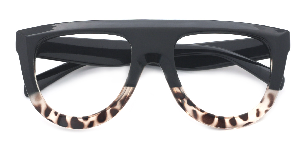 Other Aviator Unique Full-rim Plastic Large Glasses for female from ...