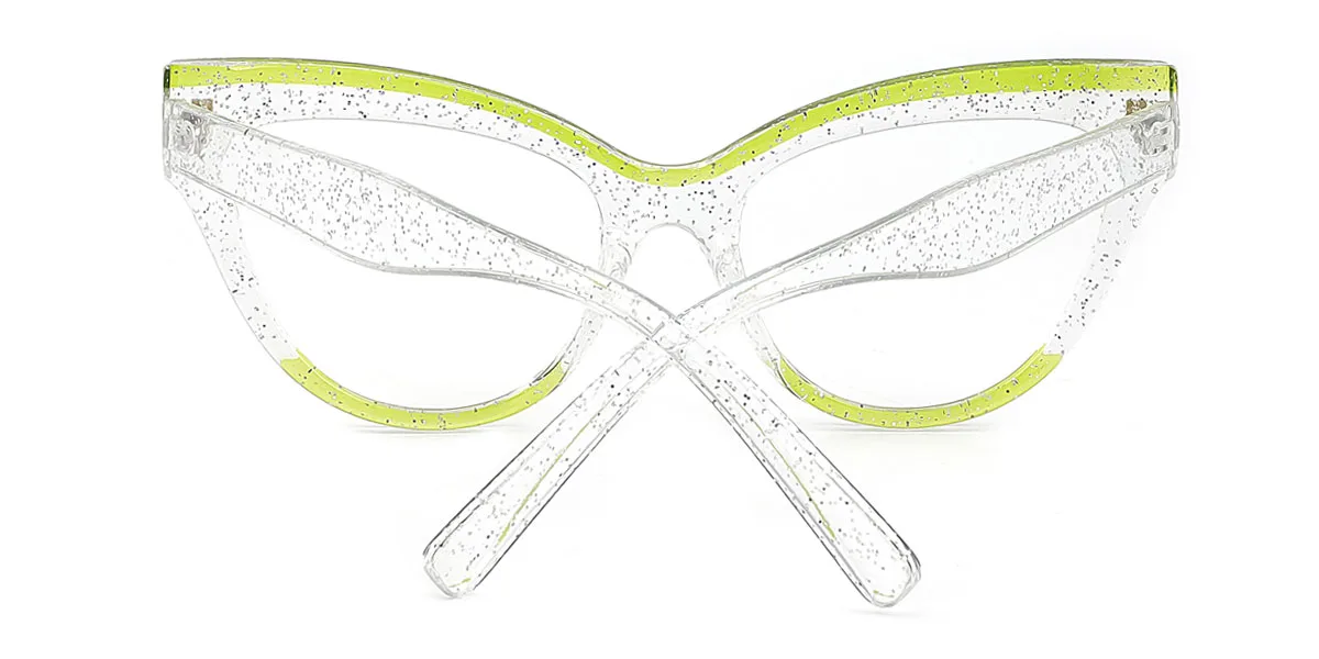 Clear Cateye Classic Unique Gorgeous Custom Engraving Eyeglasses ...