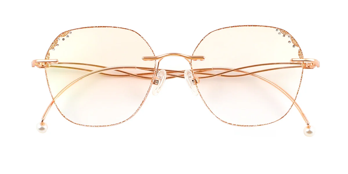 Gold Irregular Unique Gorgeous Handmade Glasses | WhereLight