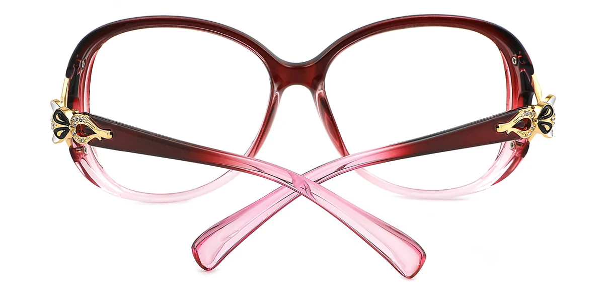 Red Cateye Unique Gorgeous Eyeglasses | WhereLight