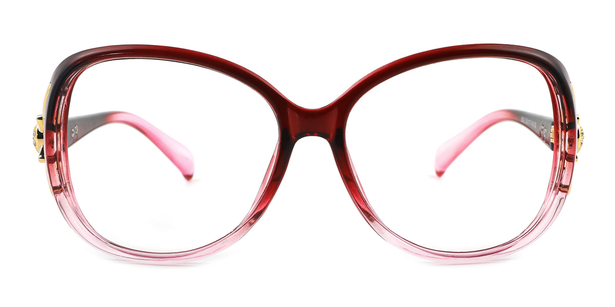 Red Cateye Unique Gorgeous Eyeglasses | WhereLight