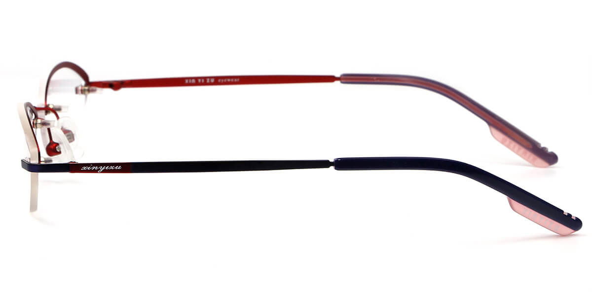 Classic Oval Prescription Eyeglasses Online Full-Rim Metal Frame ...