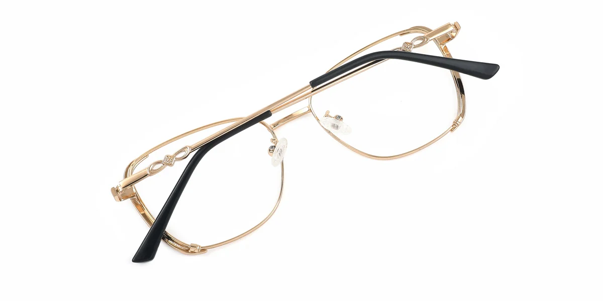 Gold Cateye Gorgeous Eyeglasses | WhereLight