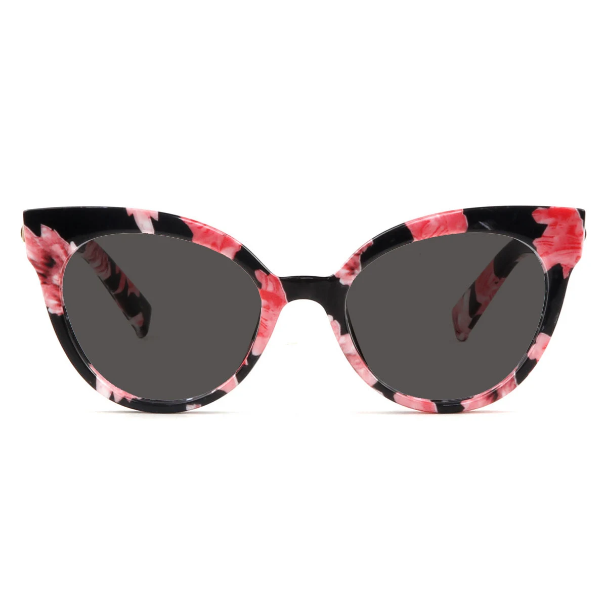 Floral Cat-eye Unique Custom Engraving Eyeglasses | WhereLight