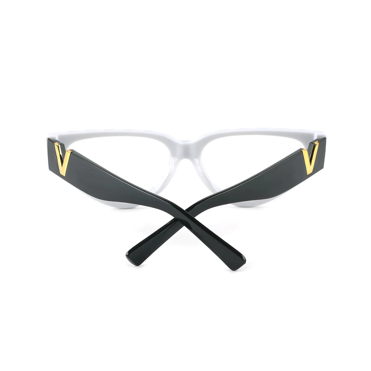 Floral Cat-eye Unique Custom Engraving Eyeglasses | WhereLight