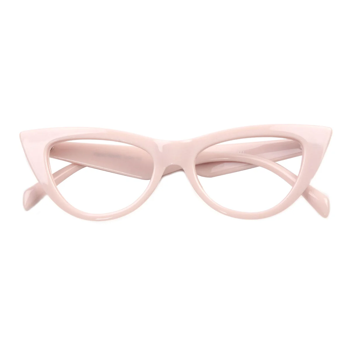 Pink Cat-eye Unique Custom Engraving Eyeglasses | WhereLight