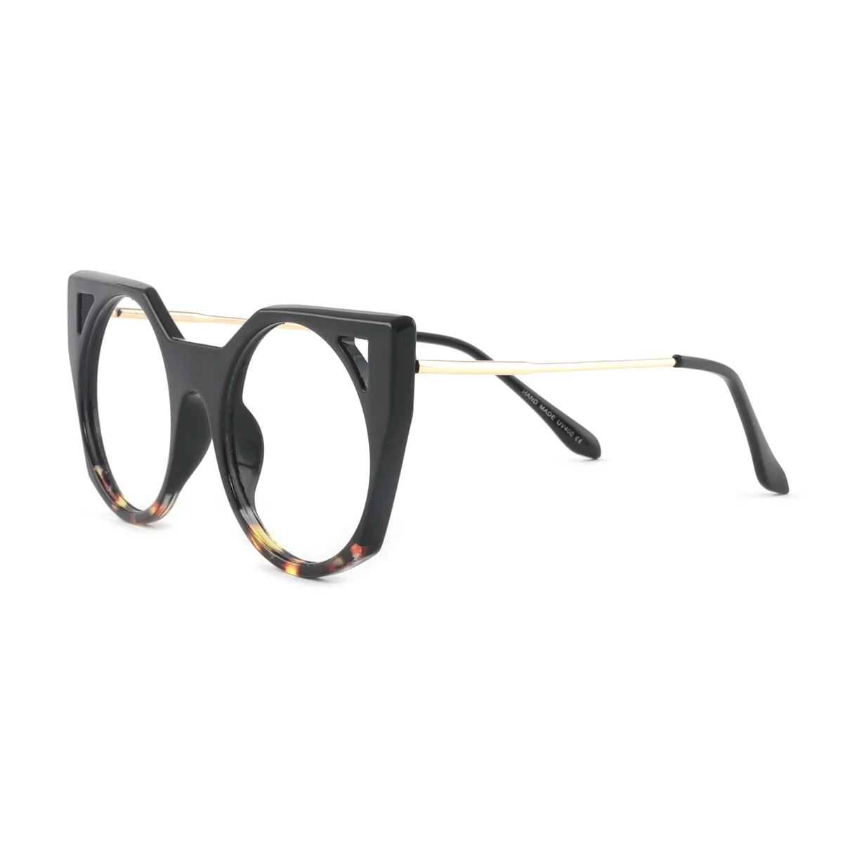 Tortoiseshell Cat-eye Unique Custom Engraving Eyeglasses | WhereLight