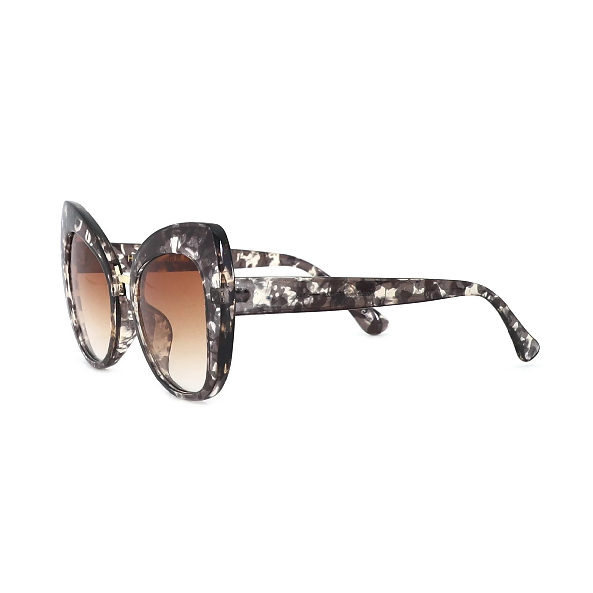 Tortoiseshell Cat-eye Unique Custom Engraving Sunglasses | WhereLight